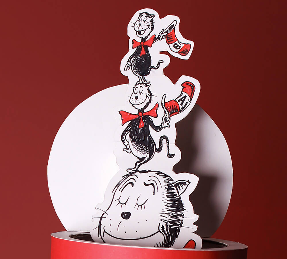  How To Make A Cat In The Hat Costume With Pop Up Cats