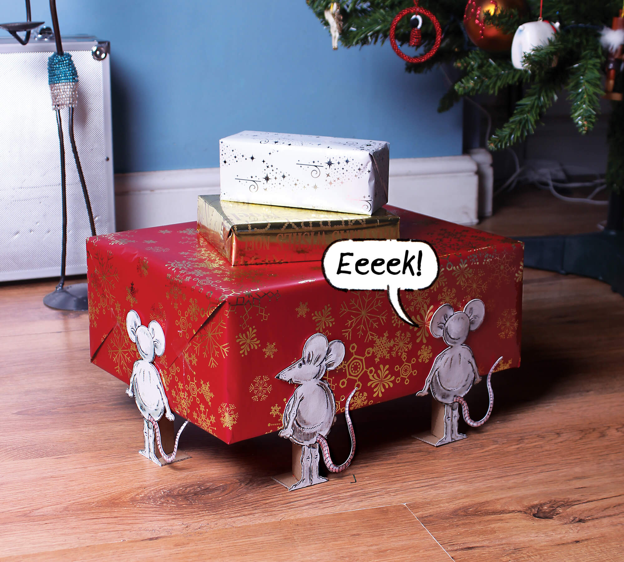 Mouse Thieves: A Wacky Gift Wrap Idea for Christmas