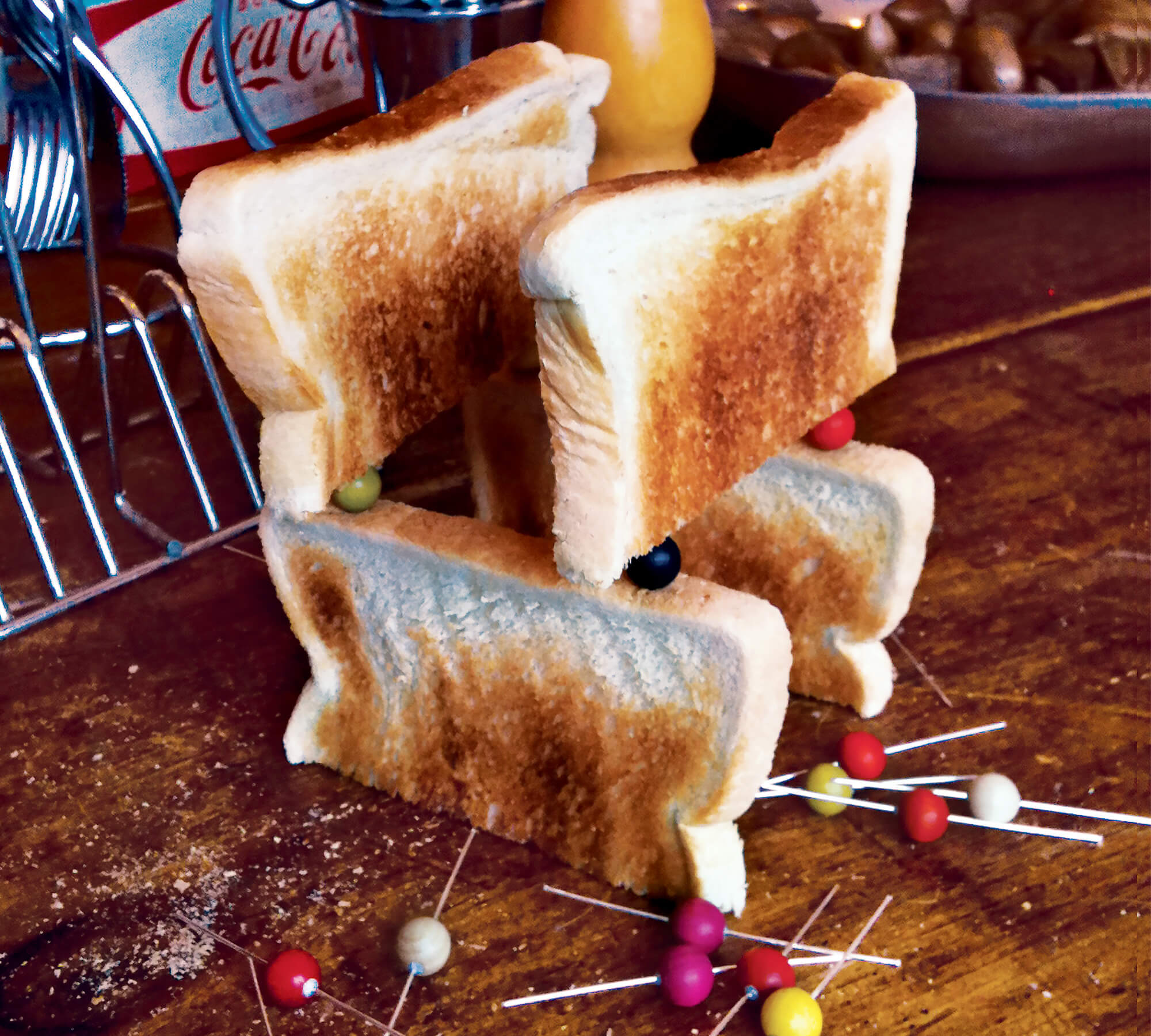 How to Build an Edible Toast Tower Using Toast Connectors